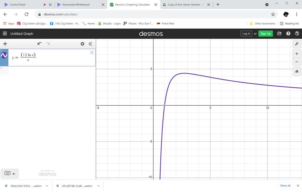 Solved A Use A Graphing Utility To Graph The Function B Find The Domain C Use The Graph