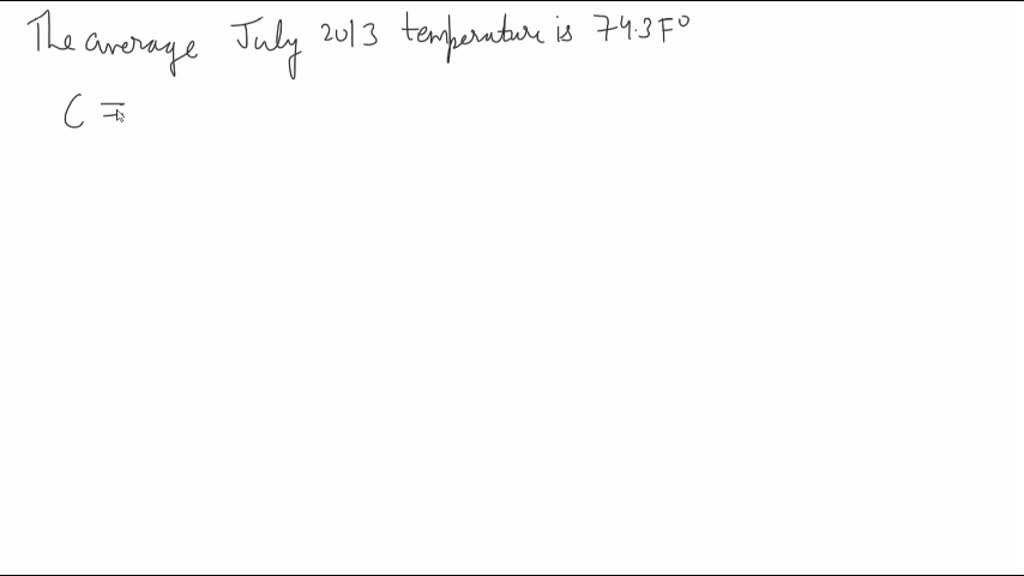 SOLVED The Average July 2013 Temperature In The Contiguous United solved-the-average-july-2013-temperature-in-the-contiguous-united