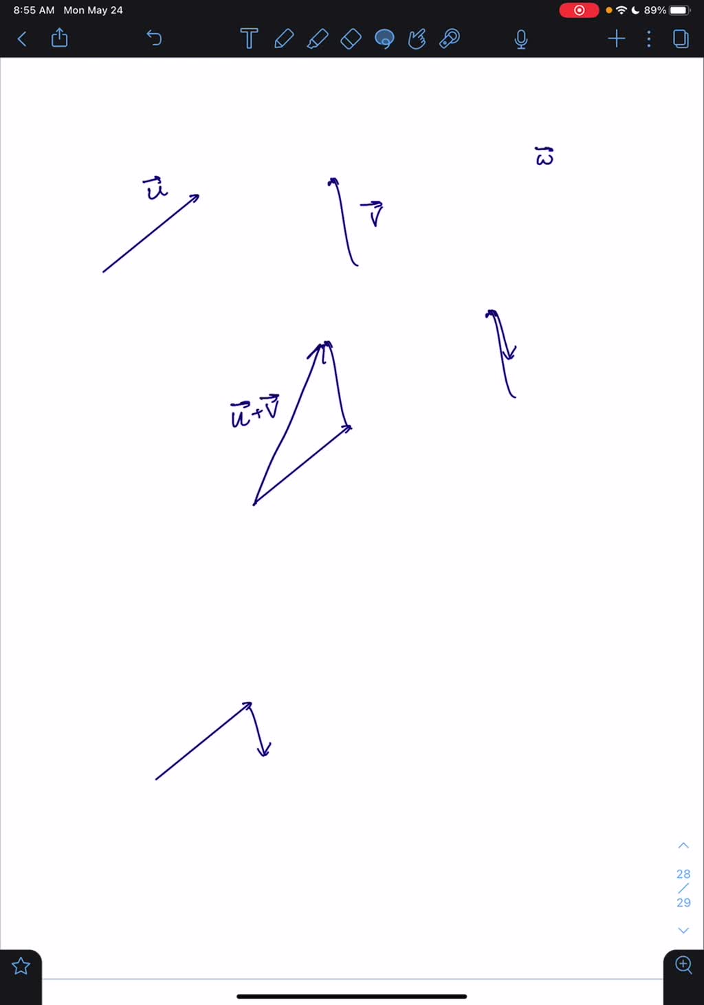 SOLVED:Copy the vectors in the figure and use them to draw the ...
