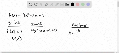 SOLVED:(a) graph each quadratic function by determining whether its graph opens up or down and ...