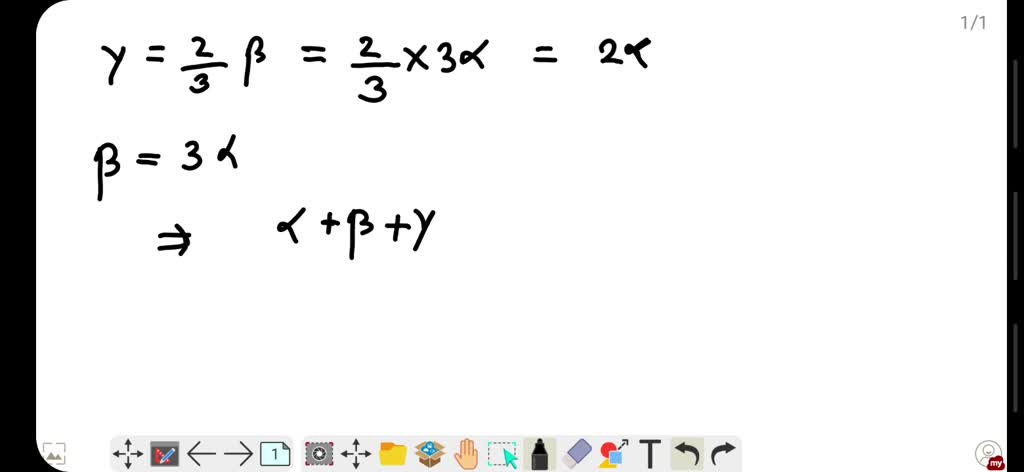 SOLVED:Refer to the triangle in the drawing. If γ=(2)/(3) βand β=3 α ...