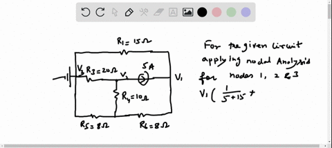 Determine the value of i1 in Figure P 2.52 using node voltages to solve the circuit. Select the ...