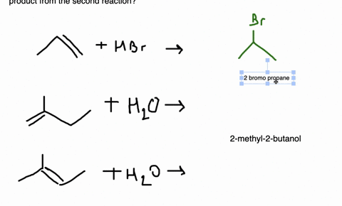 ⏩SOLVED:The addition of HBr to some alkenes gives a mixture of the ...