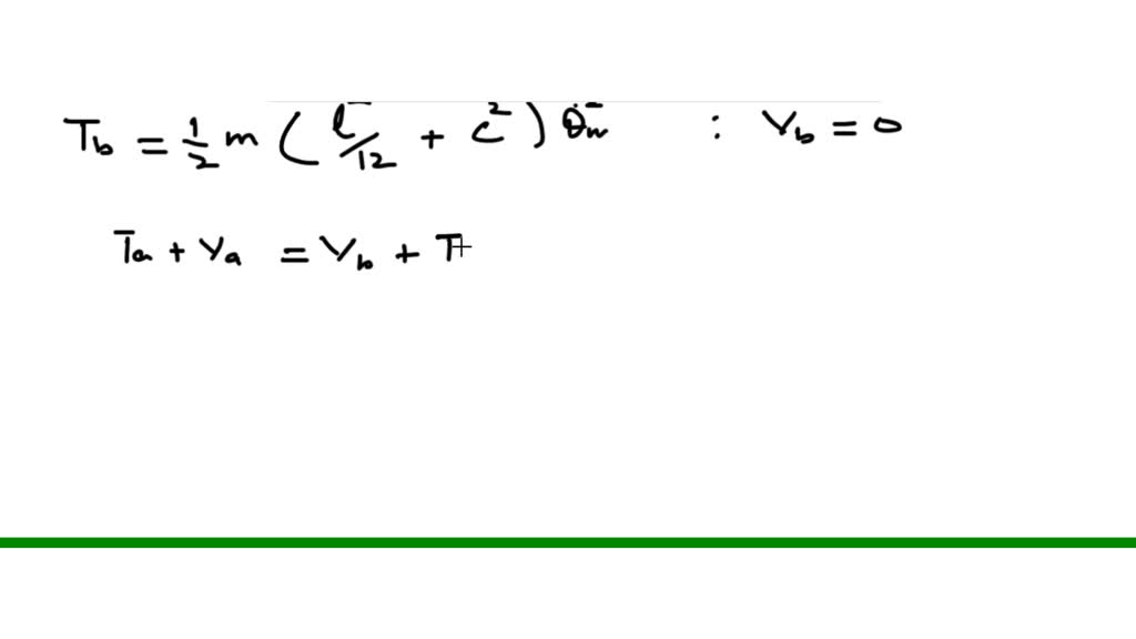 SOLVED:A uniform rod A B can rotate in a vertical plane about a ...