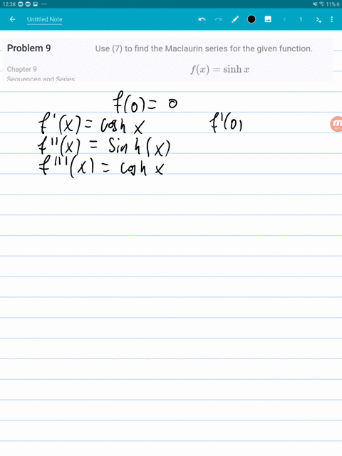 SOLVED:Use (7) to find the Maclaurin series for the given function. f(x ...