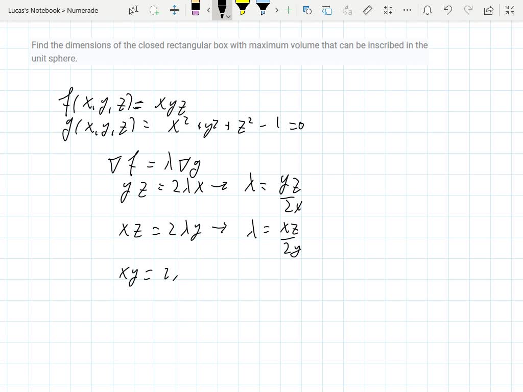 SOLVED Find The Dimensions Of The Closed Rectangular Box With Maximum 