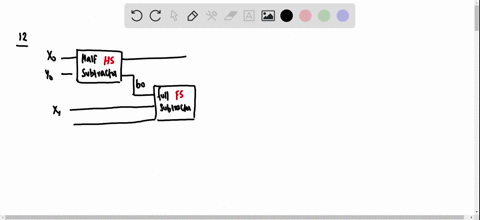 Use the circuits from Exercises 10 and 11 to find the difference of two ...