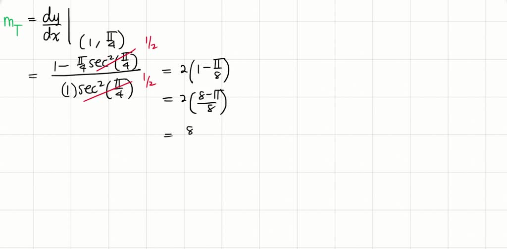 SOLVED:Find equations for the tangent and normal lines at the point ...