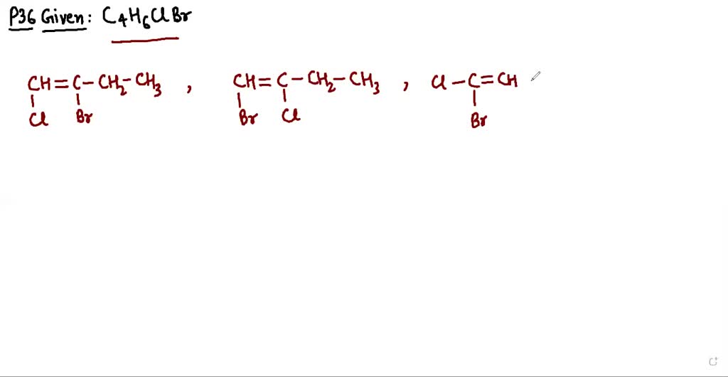Write structures for all the structural isomers of compounds with the ...