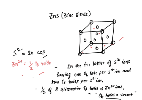 SOLVED:Show that the zinc blende structure can be described as having ...