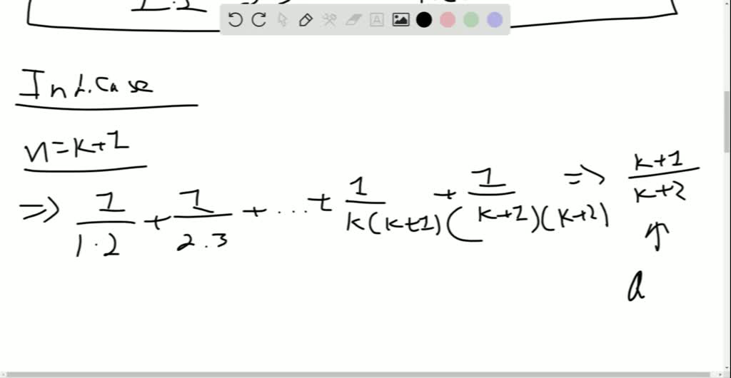SOLVED:Proving a Formula Use mathematical induction to prove that the ...