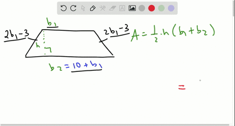 SOLVED:Find the area of each figure. isosceles trapezoid with a ...