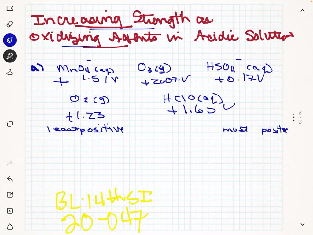 SOLVED:(a) Assuming standard conditions, arrange the following in order ...