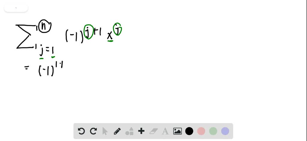 SOLVED:Write the sum without using sigma notation. \sum_{j=1}^{n}(-1 ... SOLVED:Write the sum without using sigma notation. \sum_{j=1}^{n}(-1 ...