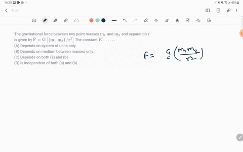 SOLVED:Two point masses A and B having masses in the ratio 4: 3 are separated by a distance of ...
