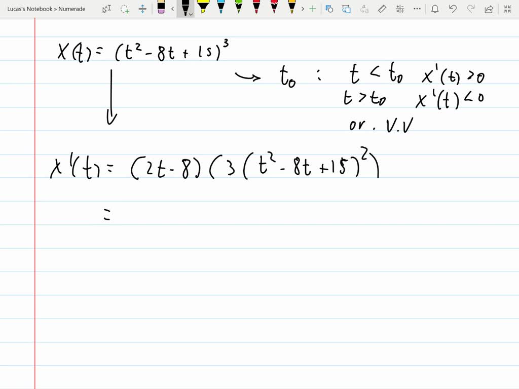 SOLVED:An object moves along a coordinate line, its position at each time t \geq 0 being given ...