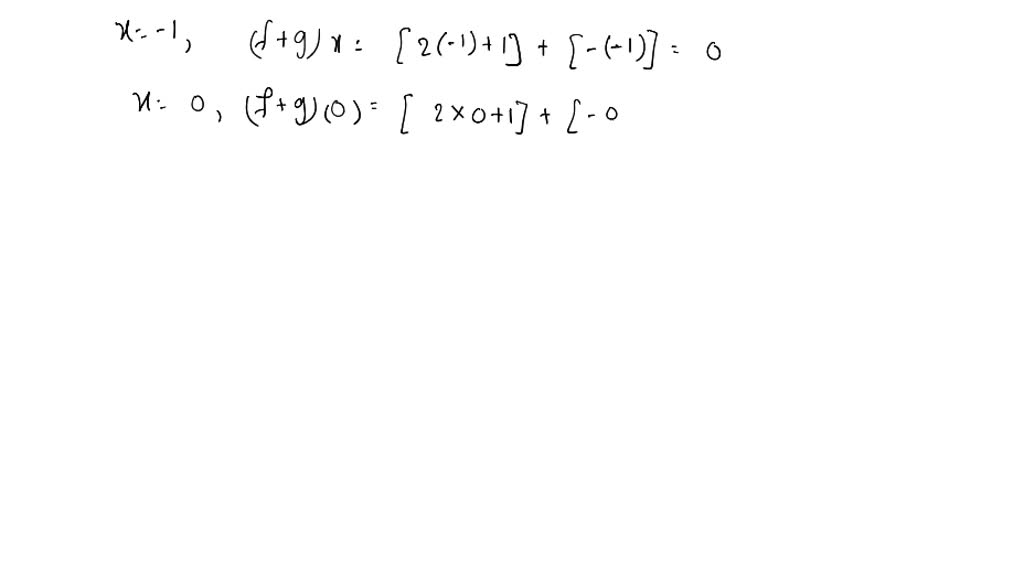 SOLVED:Consider the piecewise linear function f given in Figure 5.1.8. Let the functions A, B ...