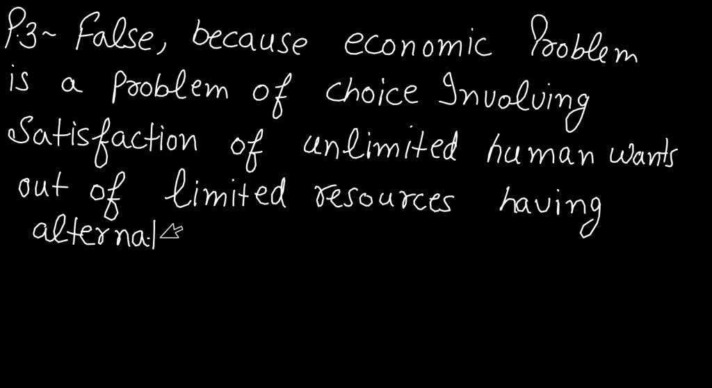 SOLVED:(a) Explain the following basic problems of the economy. 1. What ...