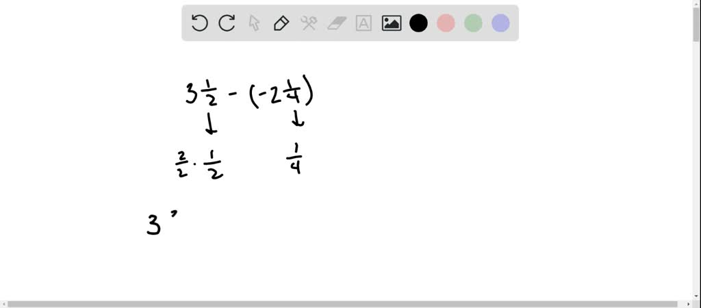 SOLVED:Add or subtract the mixed fractions, as indicated, by first ...