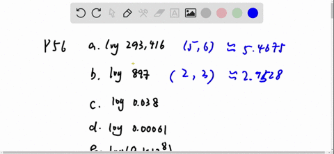 Estimate the value of each logarithm between two consecutive integers ...