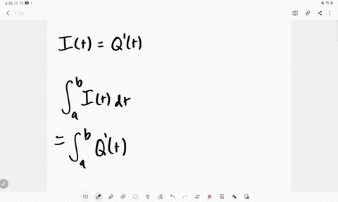 SOLVED:The current in a wire is defined as the derivative of the charge ...