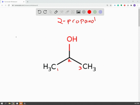 SOLVED:2-Propanol (isopropyl alcohol) is commonly used as rubbing alcohol to cool the skin. 2 ...