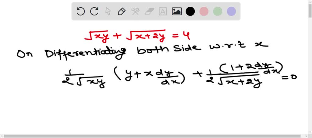 Assume the given equations define y as a differentiable function of x ...