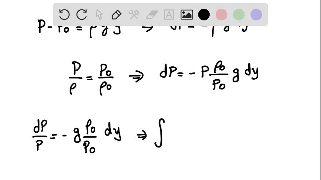 SOLVED:Show that the variation of atmospheric pressure with altitude is ...