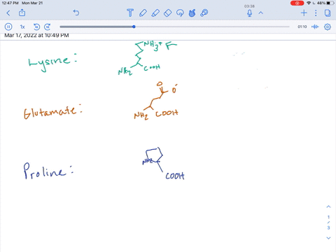 SOLVED: Consider the amino acids lysine, valine, and aspartic acid in ...