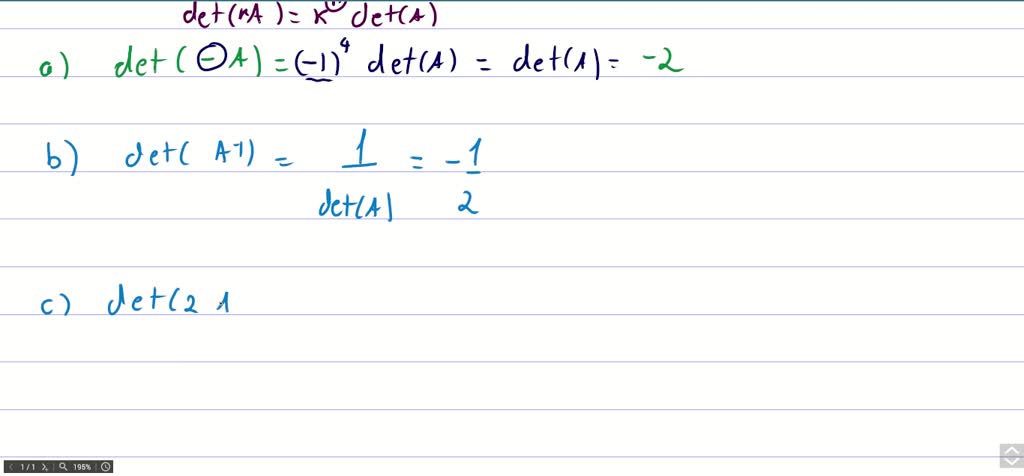 SOLVED If A 4 4 Matrix A With Rovs V1 V2 V3 And V4 Has 