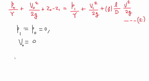 SOLVED: Water flows from a lake through a 300-m-long pipe having a diameter of 300 mm and a ...
