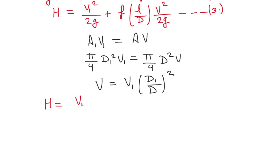SOLVED: Water flows from a lake through a 300-m-long pipe having a diameter of 300 mm and a ...