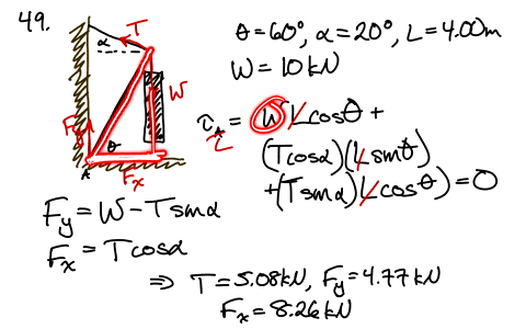 ⏩SOLVED:The shear leg derrick is used to haul the 200-kg net of fish ...