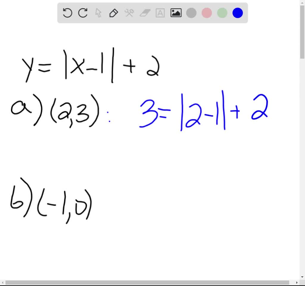 SOLVED:Determining Solution Points In Exercises determine whether each ... SOLVED:Determining Solution Points In Exercises determine whether each ...