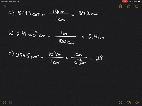 ⏩SOLVED:Perform each of the following conversions, being sure to set… | Numerade