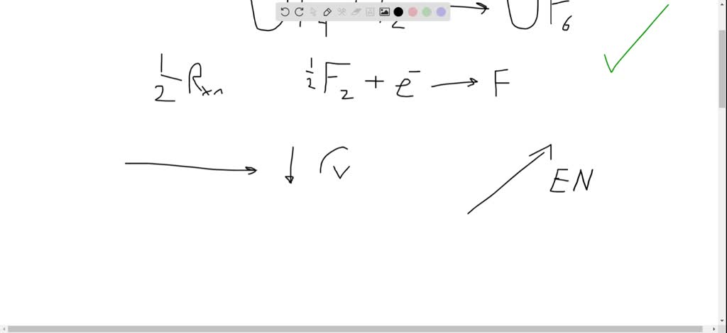SOLVED:F2 is an excellent oxidizing agent and is used in the nuclear ...