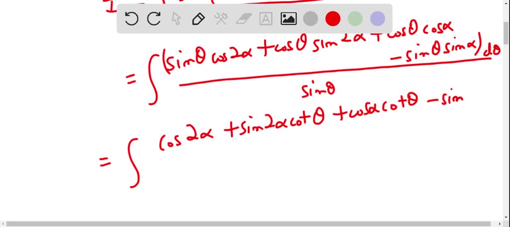 SOLVED:The trigonometric identity sinαcosβ=(1)/(2)[sin(α-β)+sin(α+β ...