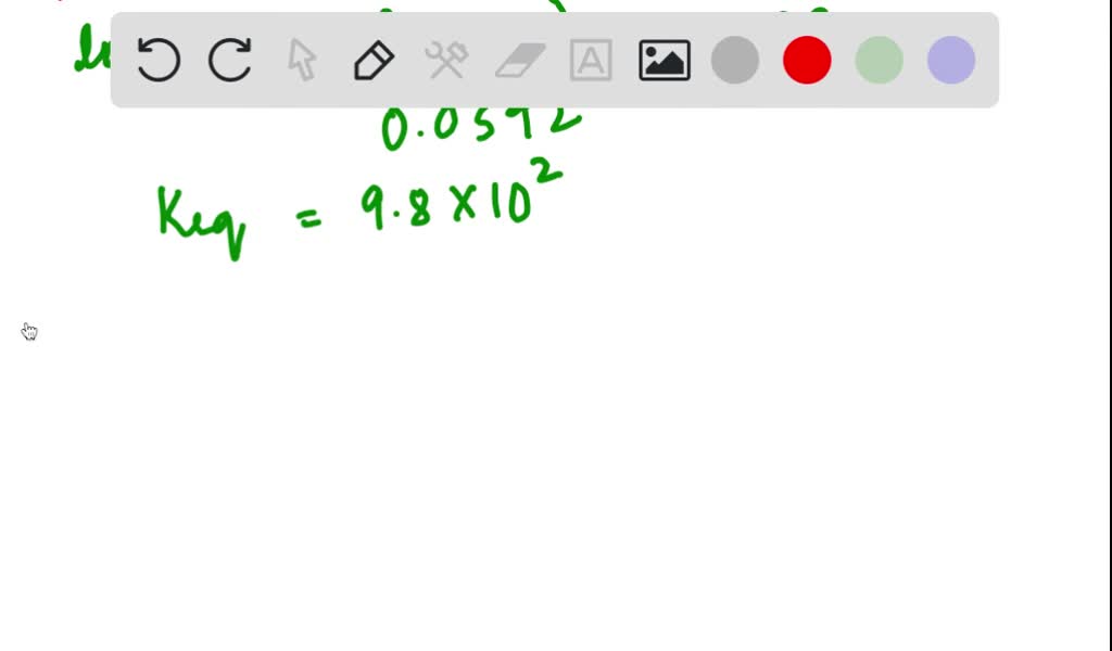 SOLVED A Cell Has A Standard Emf Of 0 177 V At 298 K What Is The Value Of The Equilibrium 
