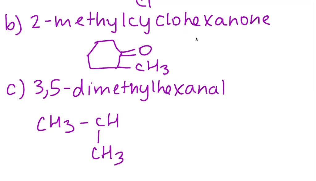 SOLVED: Draw the condensed structural formula or line-angle structural formula, if cyclic, for ...