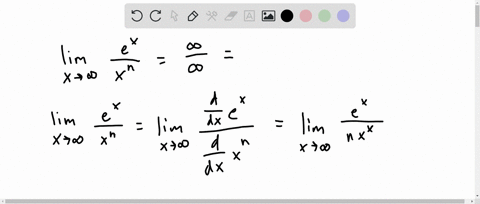 SOLVED: a. Prove that limx →∞ (x^k)/(e^x)=0 for every positive constant ...