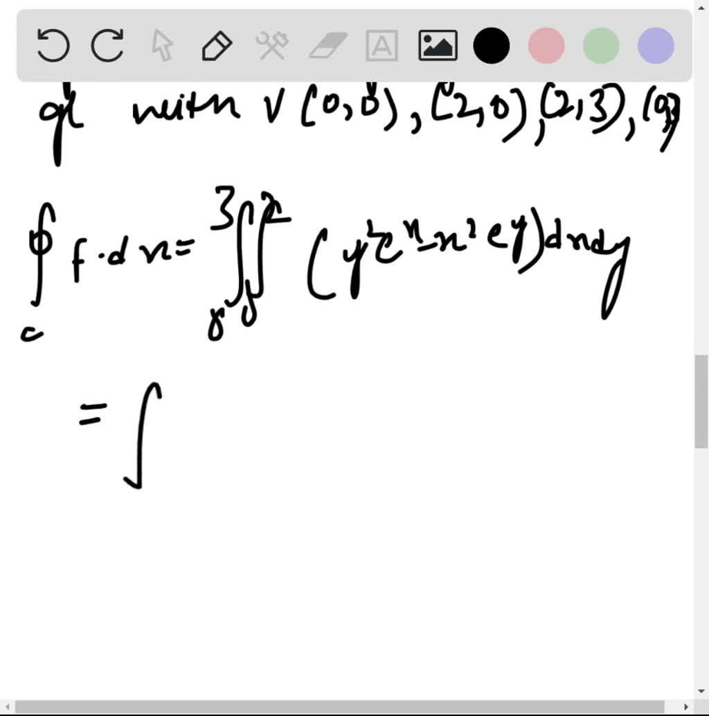 SOLVED:A vector field F⃗ and a closed curve C, enclosing a region R ...