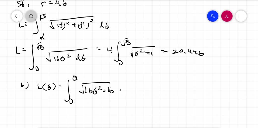 Solvedan Archimedean Spiral Is Represented By Ra θ A Graph R05 θand R 05 θover The 
