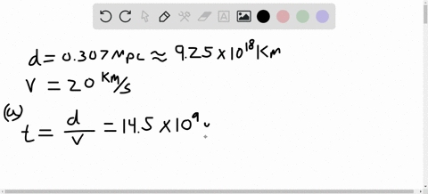 ⏩SOLVED:(a) Calculate the approximate age of the universe from the ...