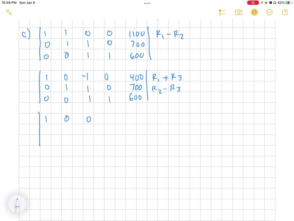 Solve each problem using matrices. Traffic Congestion At rush hours ...