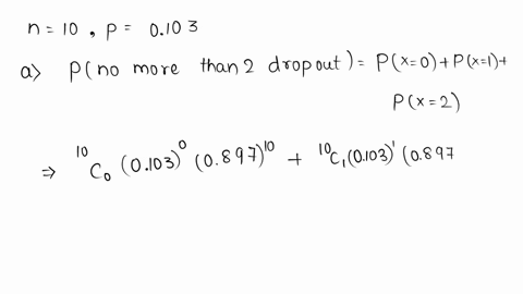SOLVED:Assume all variables are binomial. (Note: If values are not found in Table B of Appendix ...