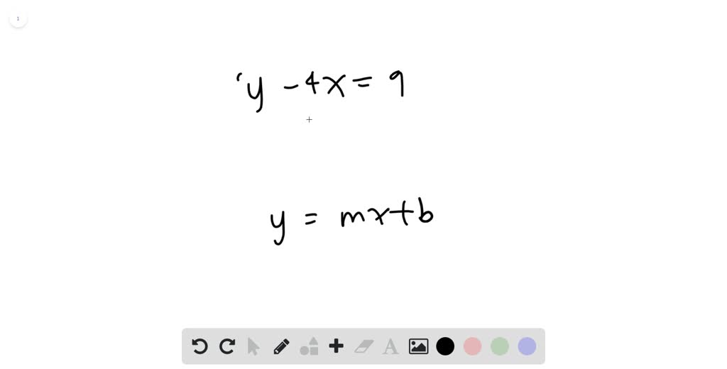 Rewrite The Equation In Slope intercept Form 6 X 