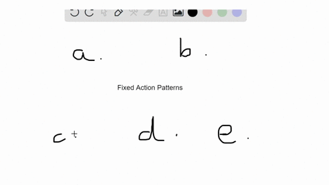SOLVED:Fixed action patterns are initiated by external stimuli called ...