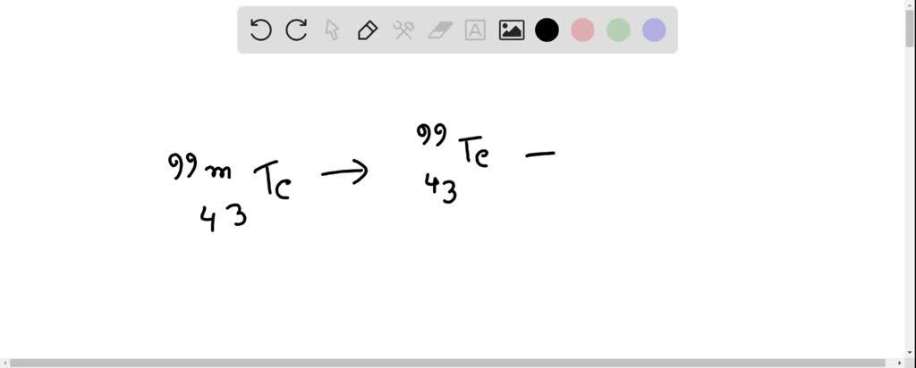 SOLVED:Complete the following equation for the decay of technetium-99m ...