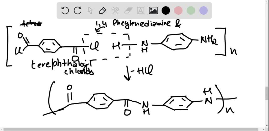 SOLVED:Show how hydrogen bonding can bind Kevlar polymer chains ...