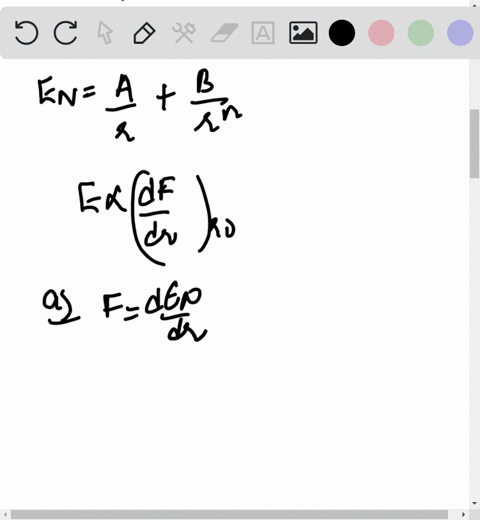 SOLVED: In Section 2.6, it was noted that the net bonding energy EN ...